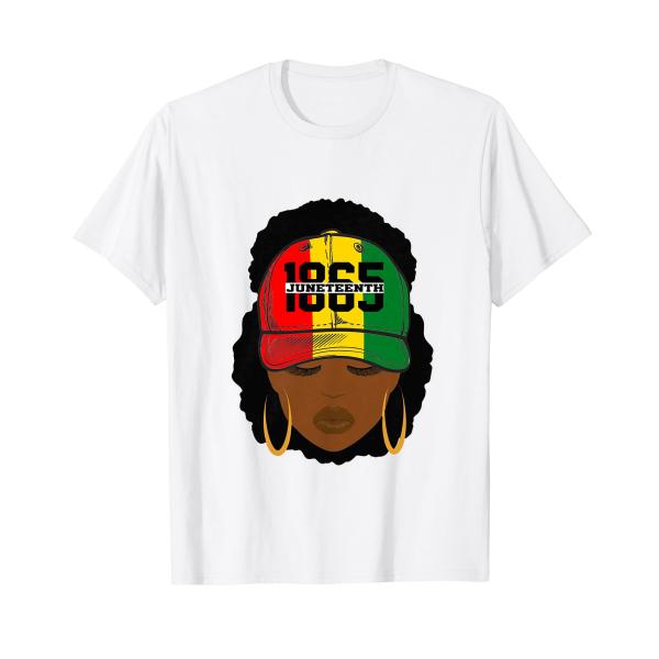 商品名:  1865 Juneteenth Hat Womens Independence Day Freedom Day T-Shirtブランド: Black History Month Juneteenth Dream Like Lea...