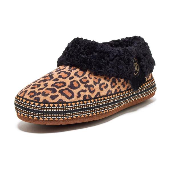 商品名: ARIAT (アリアット) レディース 暖かいインドア&amp;アウトドア ラバーアウトソール スリッポン メロディスリッパ, レオパード, S ARIAT Women's Warm Indoor &amp; Outdoor Ru...