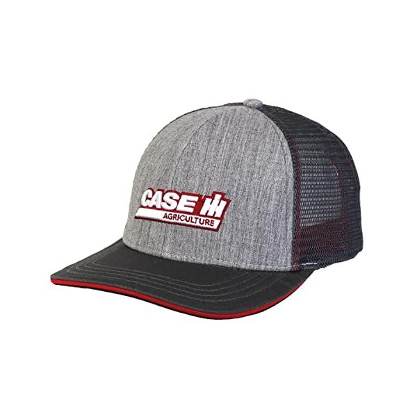 商品名: ケース IH トラッカー, グレー, One Size Case IH Trucker Cap,Two Tone Grey with REd and White Logo Patch, Mesh Back, Officially ...
