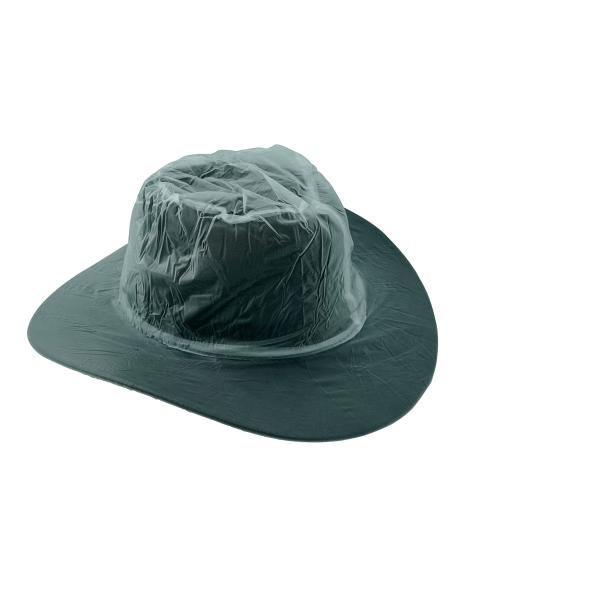 商品名:  HAIBEIR Hat Rain Cover Hat Protector PVC 2 Pieces Clear Elastic Hat Cover for Men Women Western Sun Fedora Cowboy ...