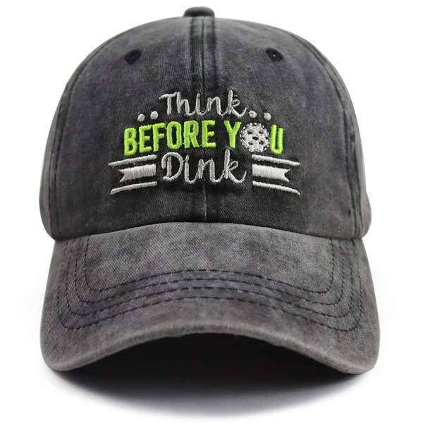 商品名:  Pickleball Gifts for Men Women, Funny Pickleball Accessories, Think Before You Dink Pickle Ball Lovers Hats, Adjus...