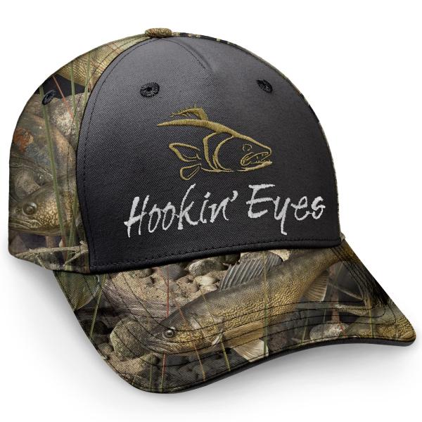 商品名:  Fishouflage Hookin’ Eyes Walleye Cap ? Men’s Camo Fishing Hatブランド: Fishouflage商品サイズ: One Size高さ: 23.0886cm横幅: 19.2...