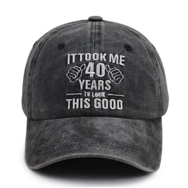 商品名:  40th Birthday Decorations for Men Women, Vintage 1984 40 Year Baseball Cap, Funny Cotton Adjustable Embroidered Ha...