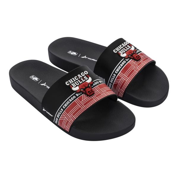 商品名: Rider Full 86 NBA アスレチック スライド メンズ, ブラック/レッド/ホワイト, 9 Rider Full 86 NBA Athletic Slides for Men, Chicago Bulls, 9ブランド...