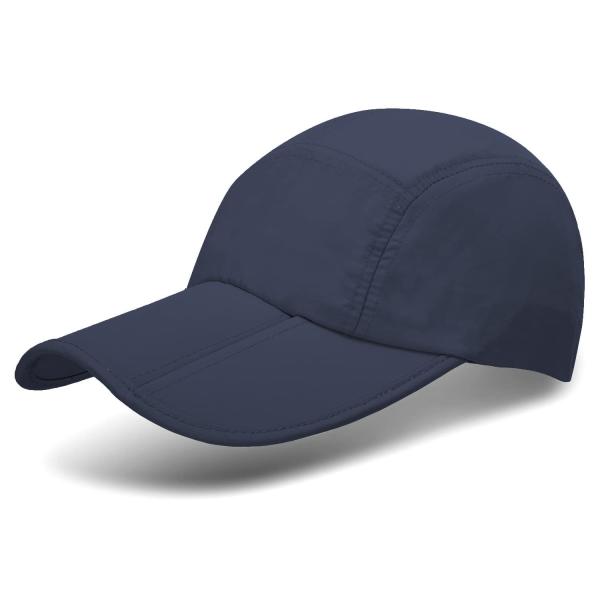 商品名:  Therma Pro UPF 50+ Foldable Baseball Cap Sun Protection Quick Dry Portable Hats for Men or Women, Navy Blueブランド: T...