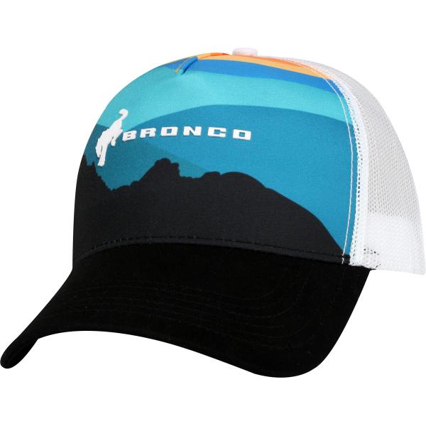 商品名: フォード ブロンコ トラッカー キャップ ブラック ホワイト, マルチ, One Size Ford Bronco Trucker Hat, Woven 6-Panel Baseball Cap, Black/Whiteブランド:...
