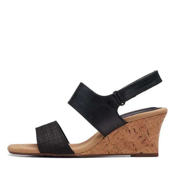 商品名: Clarks ( ) Kyarra Faye , , 6.5 Clarks Women's Kyarra Faye Wedge Sandal, Black Leather, 6.5ブランド: Clarks商品サイズ: 6.5高さ:...