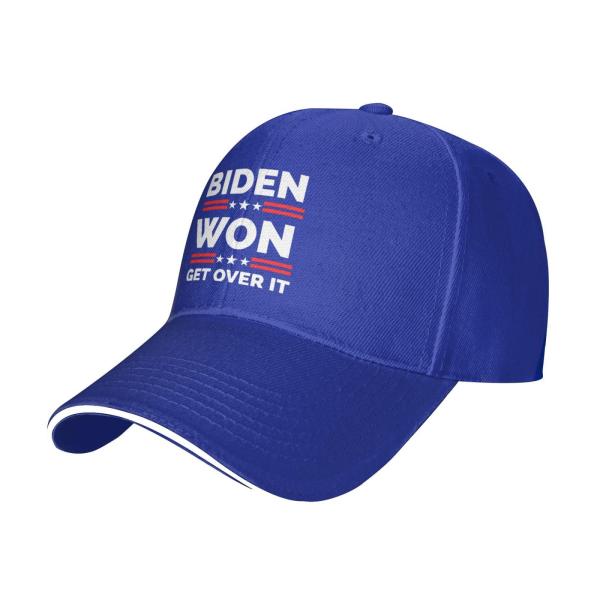 商品名:  Joe Biden 2024 Cap Biden Won Get Over It Hat for Men Baseball Cap Funny Hats Blueブランド: QVXHKP商品サイズ: One Size高さ: 15...