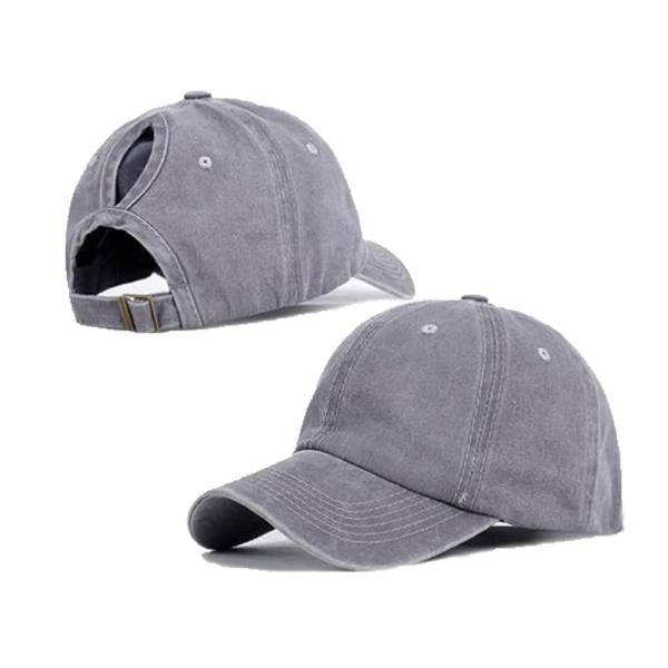 商品名:  GEGEEN DOMOG Womens Ponytail Hats Baseball Caps for Women Distressed Washed Trucker hat High Bun Hats with Large P...