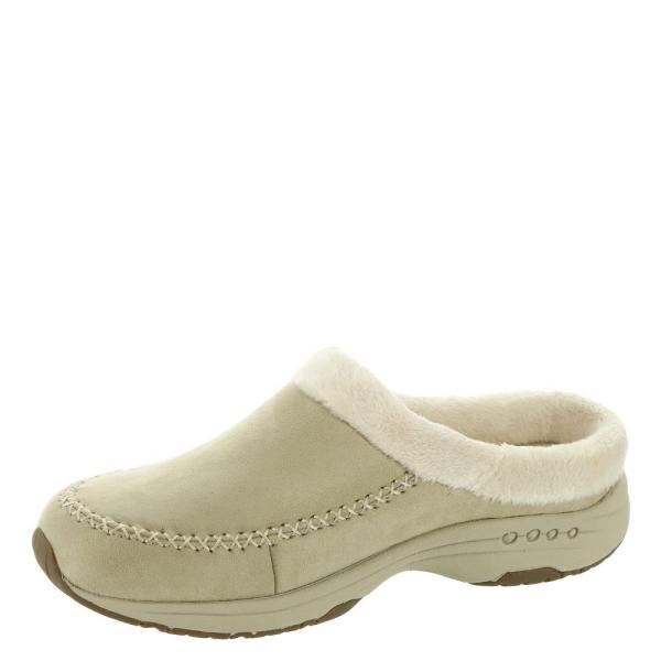 商品名: Easy Spirit Tスリップクロッグ レディース スリッポン, ナチュラル-ナチュラル, 12 Wide Easy Spirit Traveltime Slipper Womens Slipper CD US Natural...