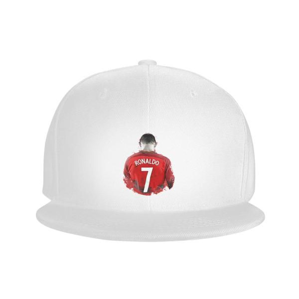 商品名:  Luja Dling Ronaldo #7 3D Printing Snapback Baseball Cap Casquette Dad Hat Gift for Men Women Whiteブランド: Luja Dling...