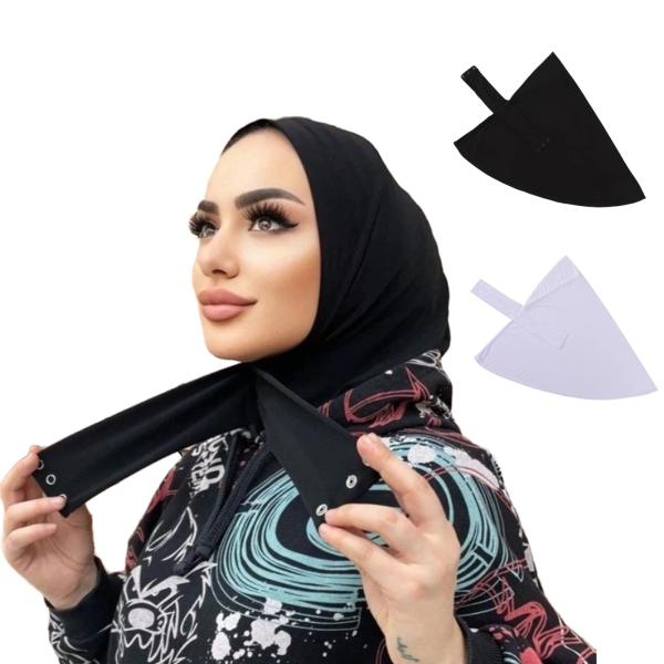 商品名:  2 Pieces Instant Muslim Turban Hijab with Snaps for Women Headscarf Bonnet Caps Underscarf Neck Head Shawlsブランド: C...