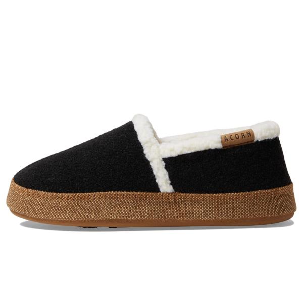 商品名: Acorn リサイクル Berber Madison Moc, ブラック, 6.5-7.5 Acorn Recycled Berber Madison Moc Black MD (US Women's 6.5-7.5) Mブランド...