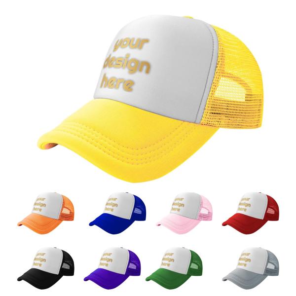 商品名:  Woaiting Custom Hats for Men Women Personalized Trucker Hats Add Design Your own Picture/Text/Logo Customize Capブラ...