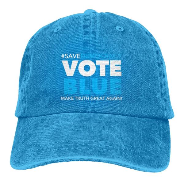 商品名:  Save Democracy Vote Blue Make Truth Great Again Trucker Hat Anti Republican Arrest Trump Baseball Hat Blueブランド: PO...