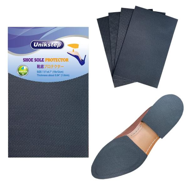 商品名:  UNIKSTEP 4 Pieces Shoe Sole Protectors, Shoe Bottom and Heel Anti Slip Grip Pads, Self Adhesive Non Skid Noise Red...