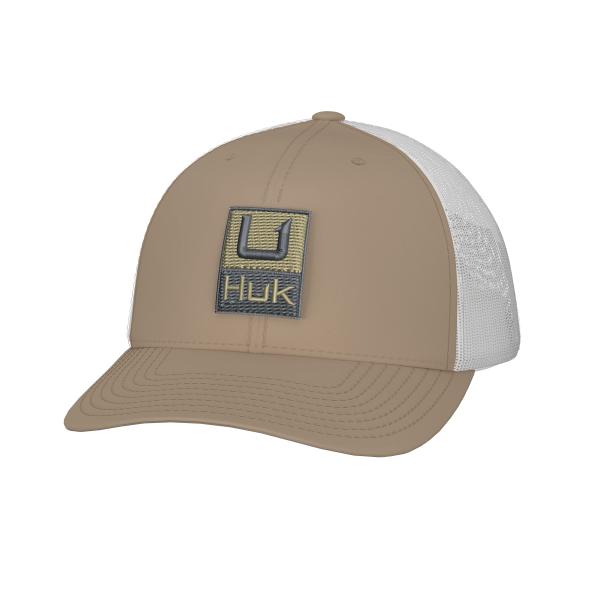 商品名:  HUK Trucker, Anti-Glare Snapback Fishing Hat for Men, HUK'D Up-Overland, One Sizeブランド: HUK商品サイズ: One Size高さ: 21.31...