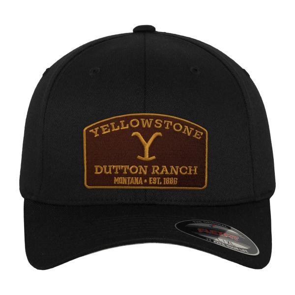 商品名: Yellowstone 正式にライセンスされている Yellowstone Flexfit Cap (ブラック), Large/X-Large Yellowstone Officially Licensed Flexfit Cap...