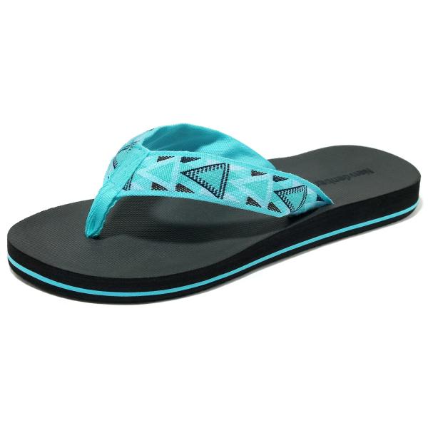 商品名:  NewDenBer Women's Comfortable Flip Flops Lightweight Arch Support Summer Fabric Thong Sandals (13 B(M) US, Multi M...