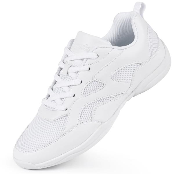 商品名:  Smapavic Cheer Shoes for Women White Cheerleading Dance Shoes Training Athletic Comfortable Sneakers Size 8.5ブランド:...