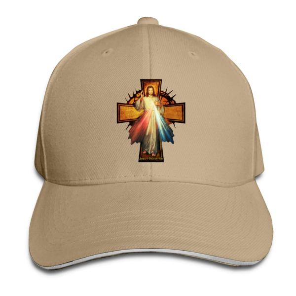 商品名:  Divine Mercy Novena Mens Womens Running Baseball Cap Outwork Hat Adjustable Gym Headgear Naturalブランド: XianJinDu商品サ...
