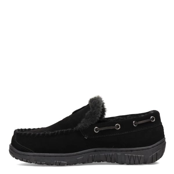 商品名: Clarks メンズ ベネチアンスリッパ, ブラックプレミアムスエード/シアリング, 10 Clarks Venetian Black Suede Fur Lined Slip On Casual Loafer Moccasin ...