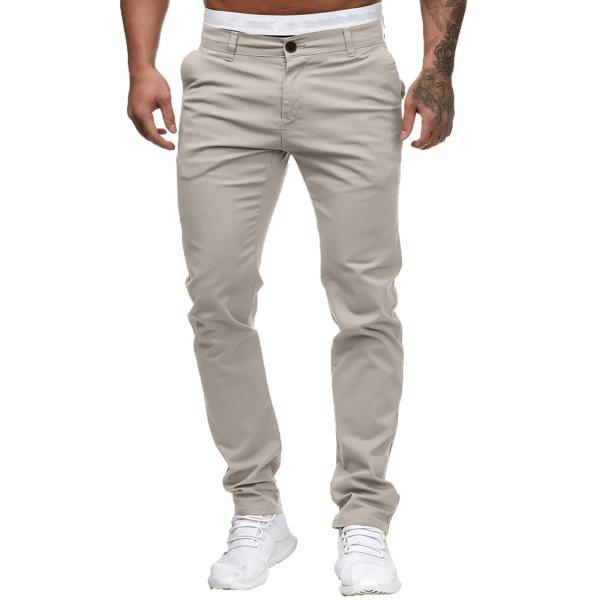 商品名:  Mens Fashion Chino Joggers Pants Workout Fitness Track Cargo Hiking Outdoor Pants Outdoor Sweatpants Trousers Khak...