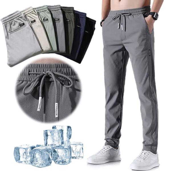 商品名:  PEEHSS Men's Fast Dry Stretch Pants Pockets Ice Silk Lightweight Quick Drying Drawstring Sweatpants Casual Hiking ...
