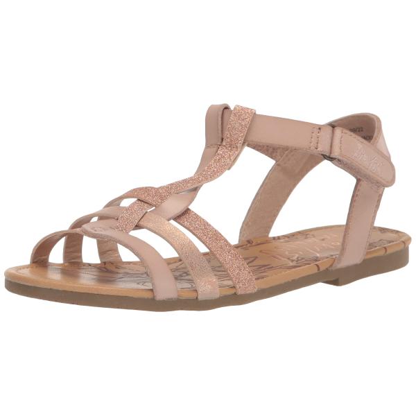 商品名:  Blowfish Malibu Kids Girls Sabini-k Flat Sandal, Rosegold, 4 Big Kidブランド: Blowfish Malibu商品サイズ: 4 Big Kid高さ: 26.9c...