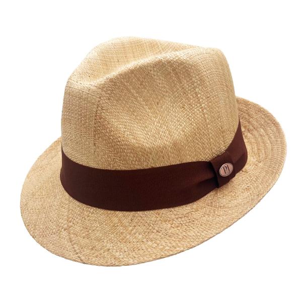 商品名:  Panama Jack Premium Fedora Hat - Matte Raffia, Hat Liner, Structured 2" Brim (Large) Naturalブランド: Panama Jack商品サイズ...