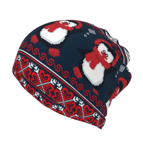 商品名:  Cute Christmas Penguins Beanie Hat Slouchy Skull Cap Scarf Cartoon Animal Knit Beanie Hats for Men Womenブランド: Gelx...
