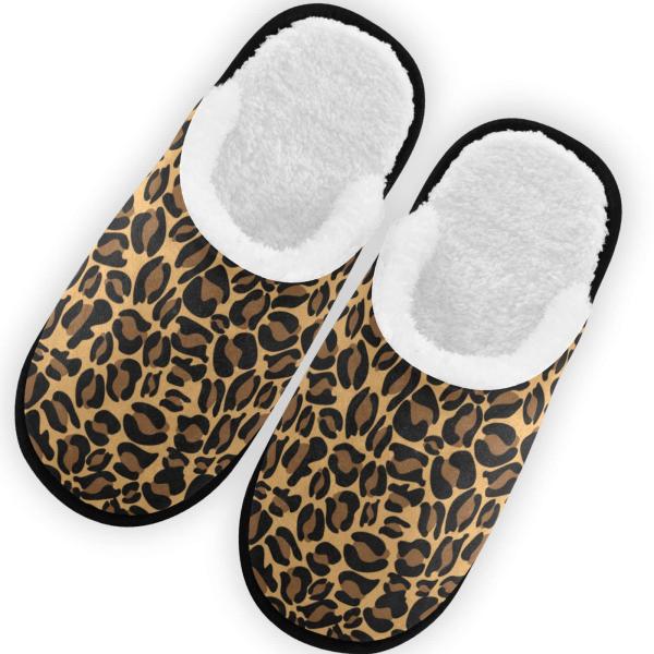 商品名:  Glaphy Leopard Print Cheetah Slippers for Men, Memory Foam House Slipper, Non-Slip Indoor Bedroom Shoes, 9-12ブランド:...