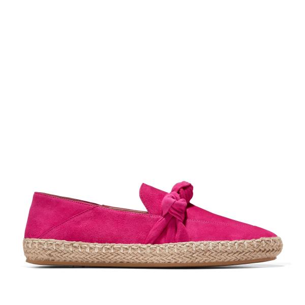 商品名: Cole Haan Cloudfeel ノットエスパドリーユ, ピンクピーコックスエード/ナチュラルジュート。, 6.5 Cole Haan Women's CLOUDFEEL Knotted Espadrille Loafer,...