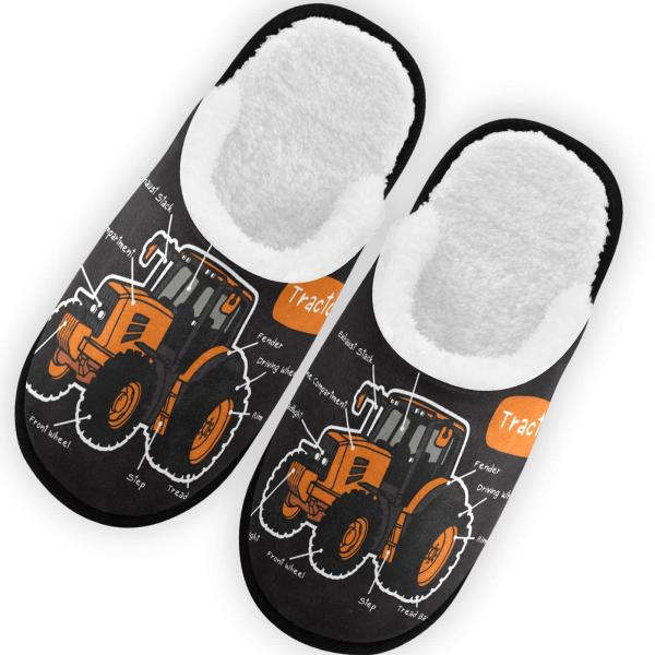 商品名:  Glaphy Tractor Slippers for Men, Memory Foam Non-Slip House Slippers, Indoor Bedroom Shoes, 9-12ブランド: Glaphy商品サイズ:...