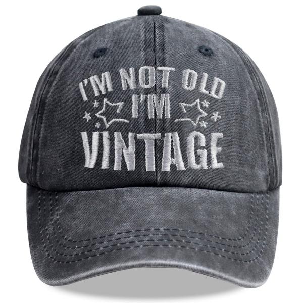 商品名:  Retirement Gifts for Women Men, I'm Not Old I'm Vintage Hat, Retired Baseball Cap Gifts for Birthday Retirees Seni...