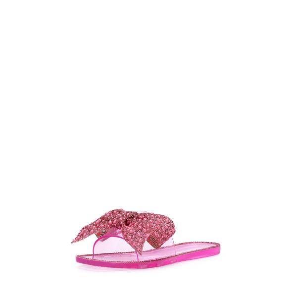 商品名: Jessica Simpson レディース キレンヤ装飾スライドサンダル フラット, ライトピンク, 9 Jessica Simpson Women's Kilenya Embellished Slide Sandal Flat,...