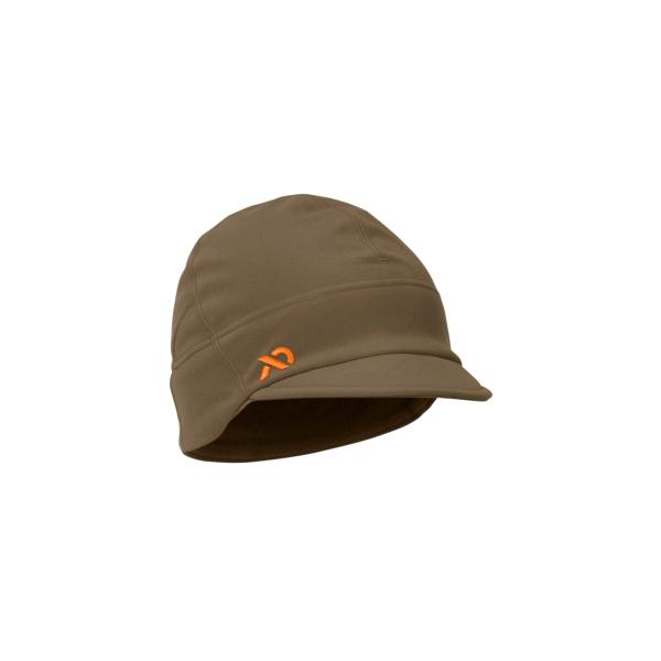 商品名: First Lite Catalyst つば付きビーニー, ドライアース, Medium First Lite Catalyst Brim Beanie - Warm Fleece Hunting Hat - Dry Earth ...