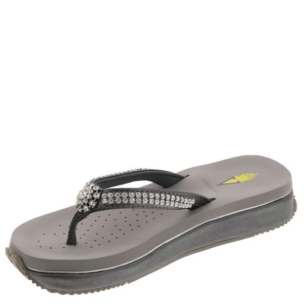 商品名:  VOLATILE Women's Sol Slip-On Thong Wedge Sandal, Steel, 6Mブランド: VOLATILE商品サイズ: 6高さ: 30.8cm横幅: 15.2cm奥行: 12.2cm重量: ...