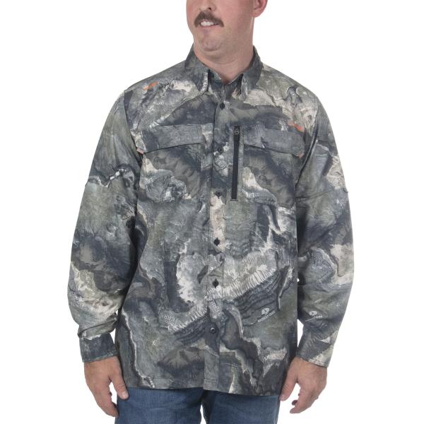 商品名:  HABIT Men's Hatcher Pass Long &amp; Short Sleeve Camo Guide Shirt, Mossy Oak Terra Stone, X-Largeブランド: HABIT商品サイズ:...