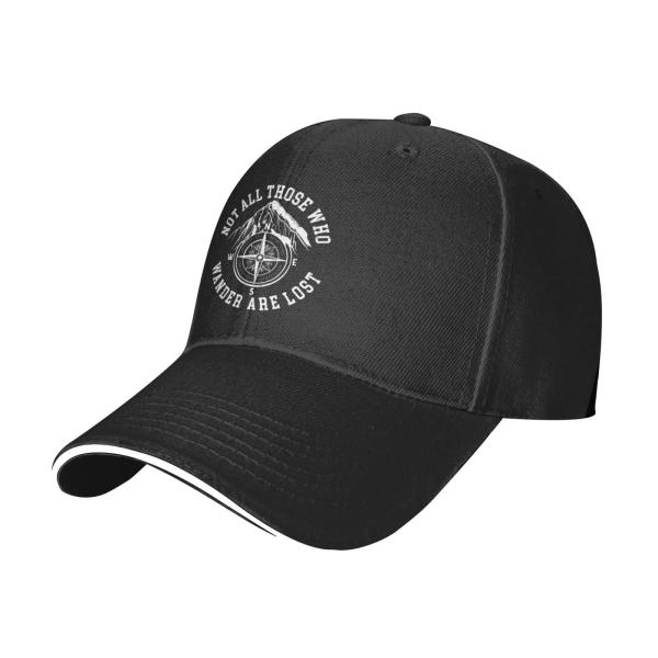 商品名:  Not All Those Who Wander are Lost Baseball Hats for Men Women Black Trucker Hat Sun Hats Fishing Hat Dad Hatブランド: ...