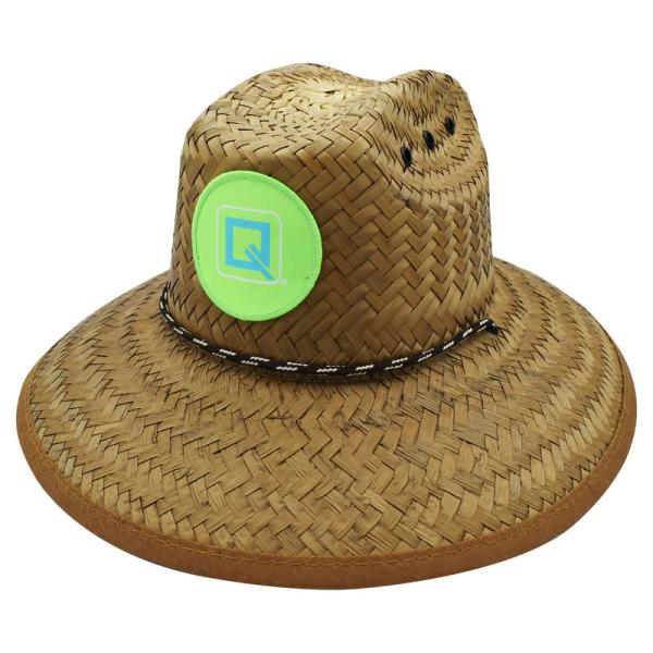商品名:  Qwave Kids Straw Lifeguard Hat - Youth Straw Hat for Boys, Girls, Teens, Petite Women ? Summer Beach Sun Hat for T...