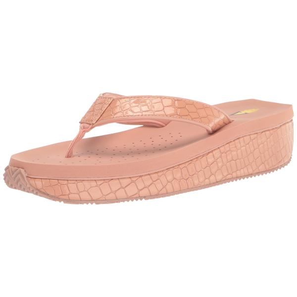 商品名: Volatile レディース ミニクロコ ウェッジサンダル, コーラル, 24 VOLATILE Mini Croco, Women's, Shoes, Wedge Sandal, Coral, 8ブランド: VOLATILE商品...