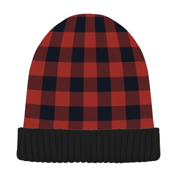 商品名:  Christmas Beanie Hats for Men Women, Classic Checked Red Plaid Christmas Winter Knit Hatブランド: senya商品サイズ: Medium高さ...