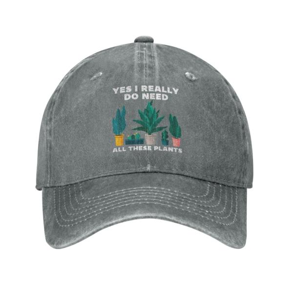 商品名:  Plants Lover Hat Yes I Really Do Need All These Plants Hat for Women Baseball Hats Fashionable Caps Grayブランド: MEEN...