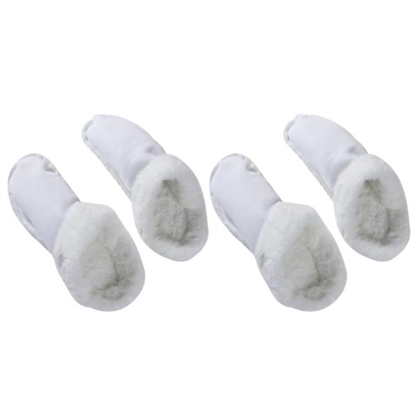 商品名: USHOBE 暖かいクロッグ スリッパライナー 冬用クロッグライナー フラシ天ファー 冬用靴裏地 交換用ファーインサート裏地 靴インナーソール 暖かくて取り外し可能な毛皮のようなライナー 2組, ホワイト, 7.5 USHOBE ...