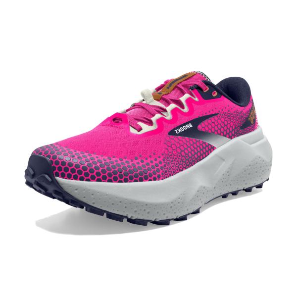 商品名:  Brooks Women’s Caldera 6 Trail Running Shoe - Pink Glo/Peacoat/Marshmallow - 9 Mediumブランド: Brooks商品サイズ: 9高さ: 32.28...