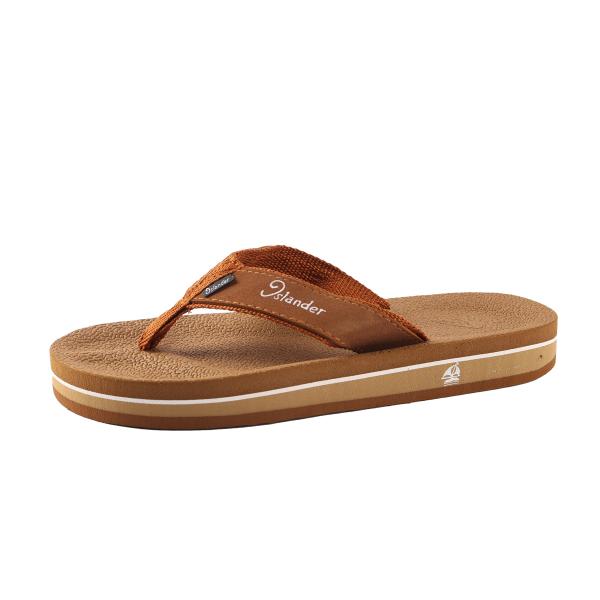 商品名:  Islander Classic Flip Flops for Men and Women ? Comfy Rubber Sandals with Arch Support &amp; Soft Cushioning, Casu...