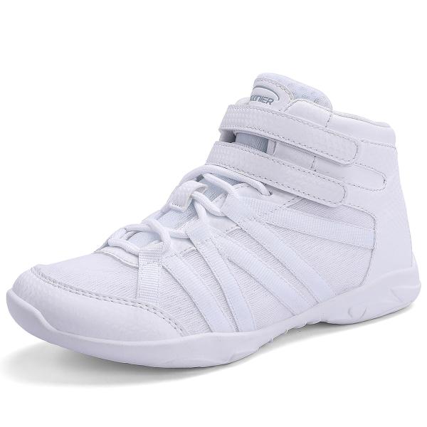 商品名:  FUQIAO Girls High Top White Cheerleading Shoes Lightweight Cheer Sneakersブランド: FUQIAO商品サイズ: 13.5 Little Kid高さ: 27....