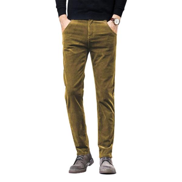 商品名:  yoeasy Men Corduroy Slim Fit Pant Stretchy Casual Pant with Pocket (32, Brown)ブランド: yoeasy商品サイズ: 32高さ: 28.6004cm横幅...