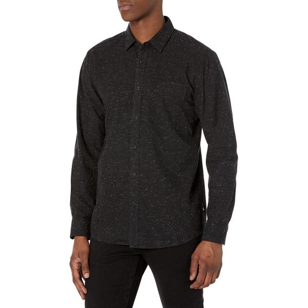 商品名:  Volcom Men's Regular Date Knight Long Sleeve Classic Fit Button Down Shirt, Black, Mediumブランド: Volcom商品サイズ: Medium...